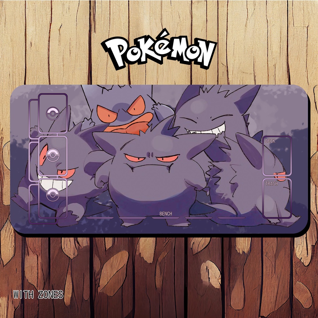 Desk Mat / Playmat Pokemon Gengar Gang, Pokemon TCG Playmat / Card Mat | Shopee Singapore