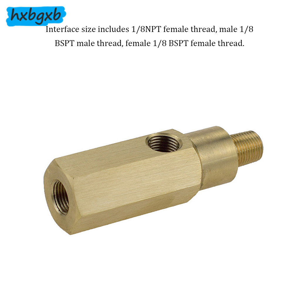 Oil Pressure Gauge Adapter 1/8-28 Portable Engine Turbos Supply Feed ...