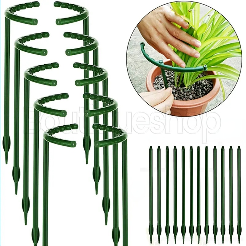 Greenhouse Plant Flowers Cages Holder / Plastic Plant Support Pile ...