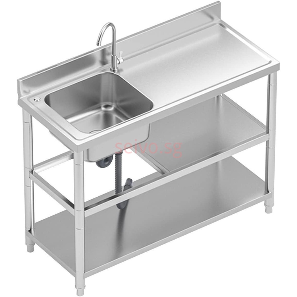 Free Standing Portable Utility Sink for a Laundry Room Stainless Steel ...