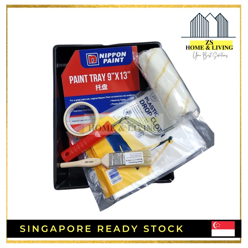Bundle Premium Paint Roller Set with Roller Refill/ Paint Tray / Roller ...