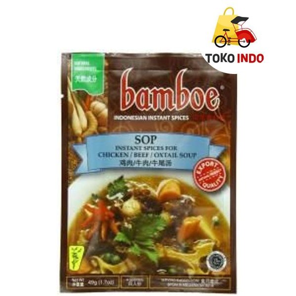 Bamboe Sop Chicken Beef And Oxtail Soup 50ml (Pack of 3s) | Shopee ...