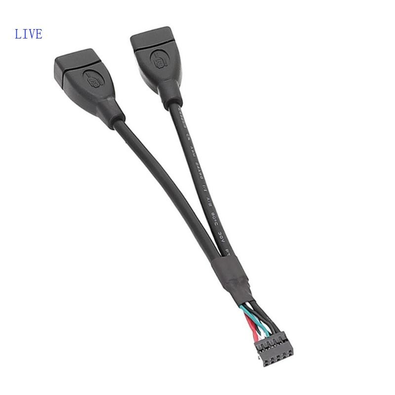Best USB 2 0 Type-A to Mainboard 9pin 10Pin Adapter Header and Protect ...