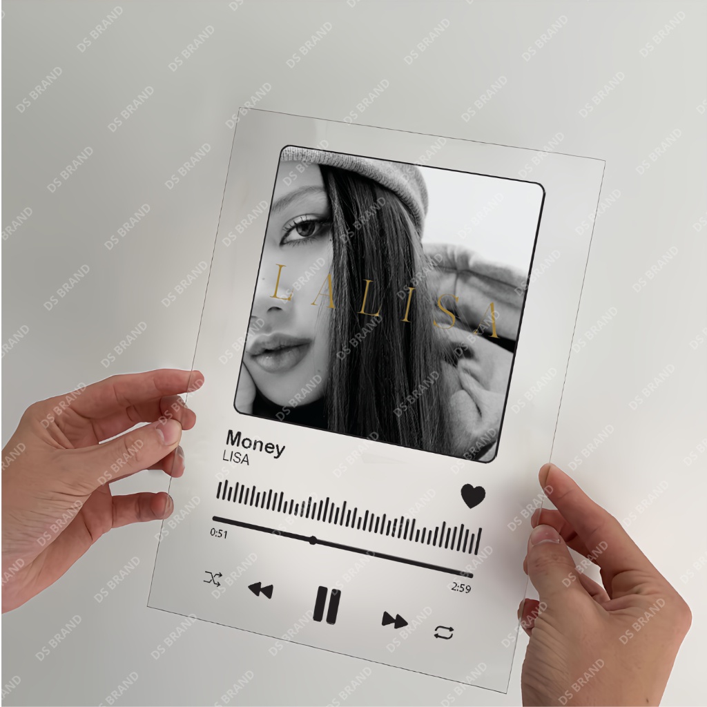 SPECIAL [A6/A5/A4 SIZE] Music Plaque / Song Plaque/ Spotify Plaque ...