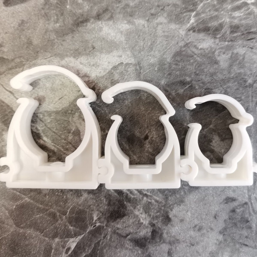 Pipe Clamp 16 20 25 32 Fixed Buckle Fixed Bracket U-Shaped 6 Points 4 ...