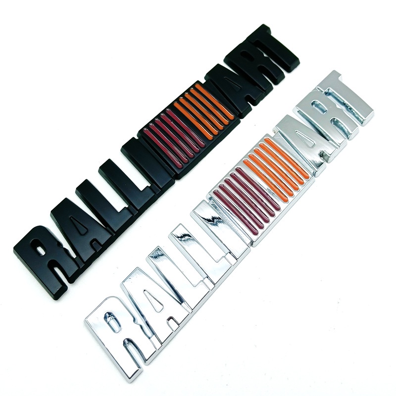 Retrofitting RALLIART Metal Car Stickers Car Emblem Tail Stickers for ...