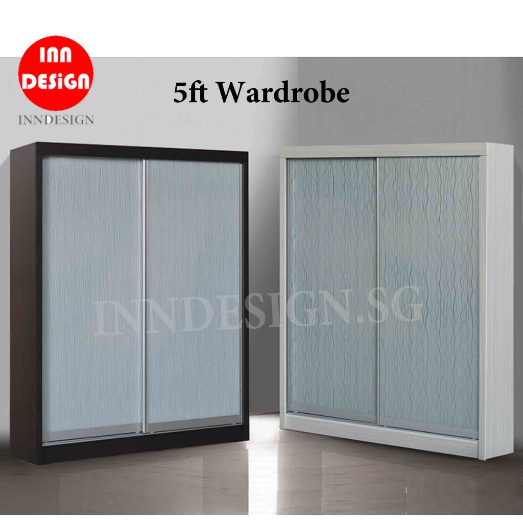 [LOCAL SELLER] 5ft Sliding Wardrobe (Fully Assembled and Free Delivery ...