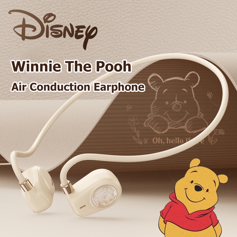 Disney QS-Q2 Air Conduction Wireless Bluetooth Earphone Winnie The Pooh ...