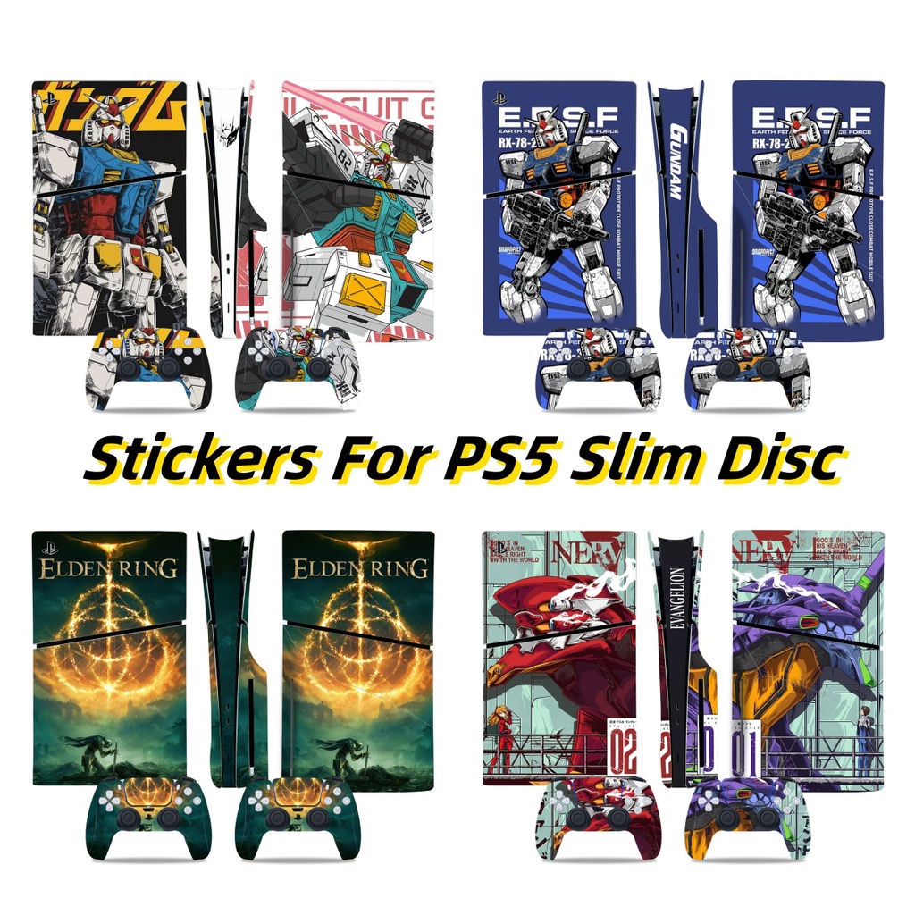 2023 New PS5 Slim Disc Skin Sticker Duel Game Protective Vinyl Decal ...