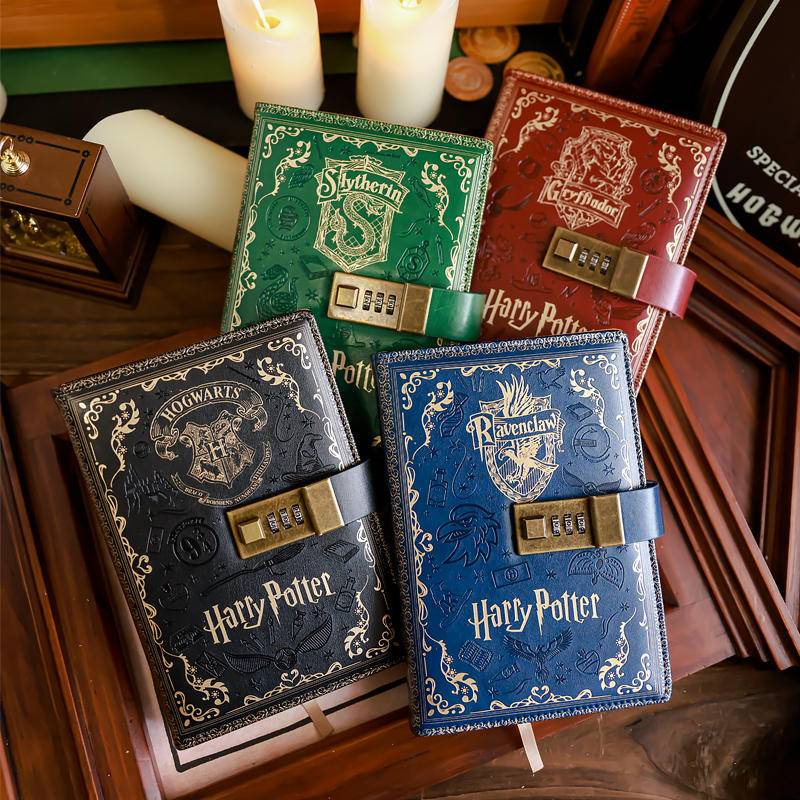 Harry Potter Hand Ledger Retro Password Lock Diary Book Hogwarts School ...