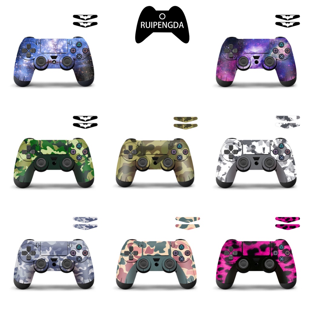PS4 gamepad skin Two Led skin PS4 Controller Sticker Skin Game Joystick ...