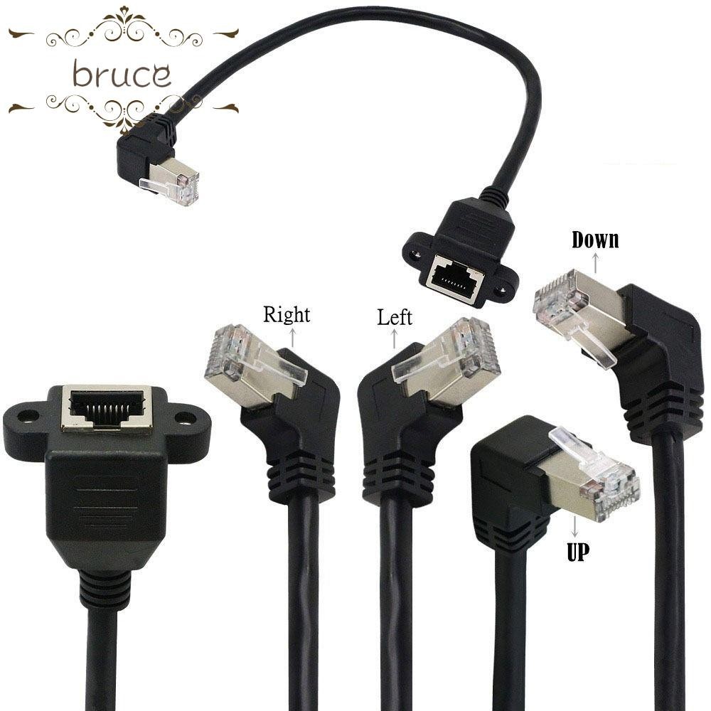 BRUCE1 RJ45 Cable Hundred Megabytes Multiple Angles 0.3m 90 Degree LAN ...