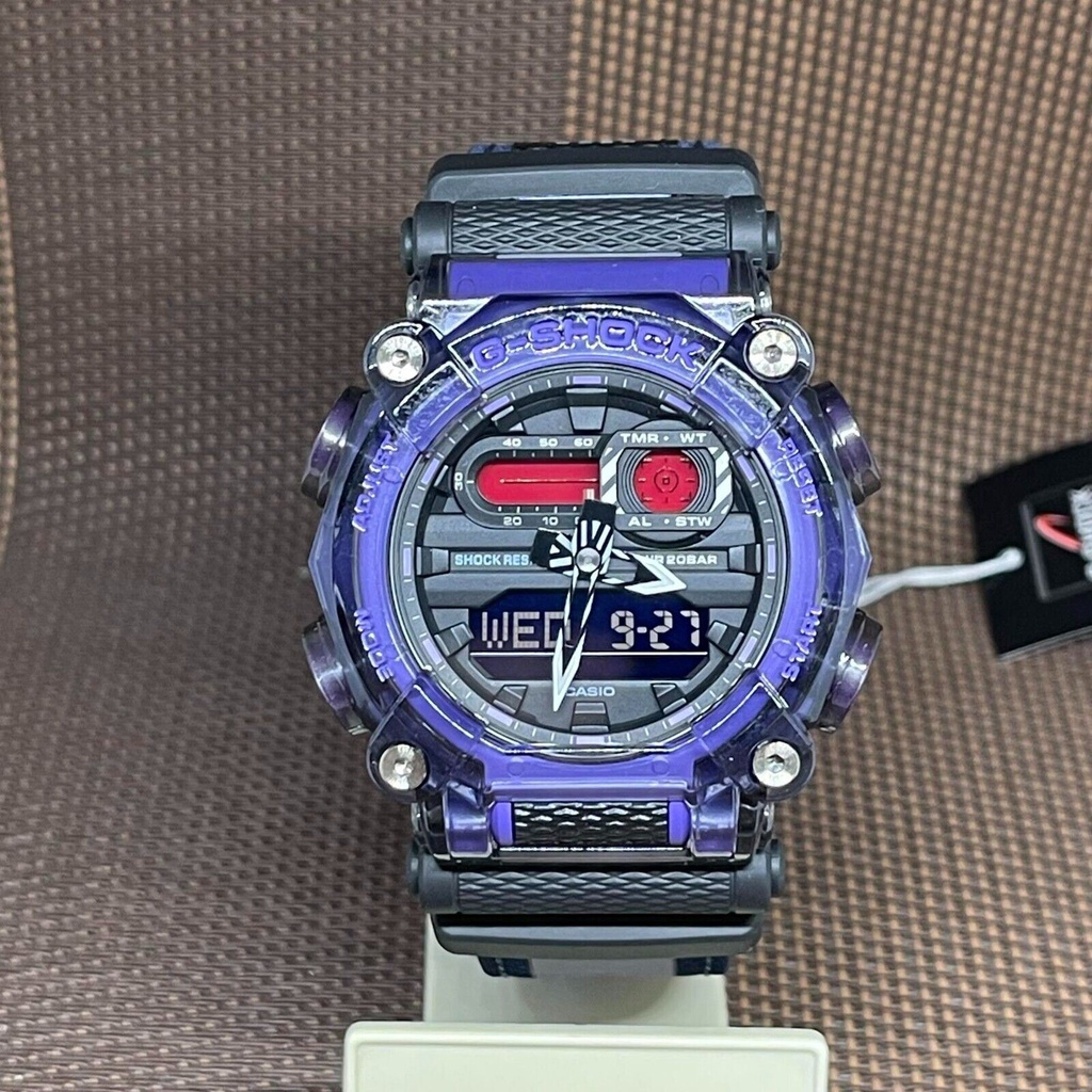 Casio G-Shock GA-900TS-6A Purple Cloth Analog Digital Sports Casual Men ...