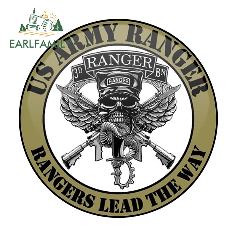 EARLFAMILY 13cm x 13cm US Army Ranger Car Sticker Lead The Way Decal ...