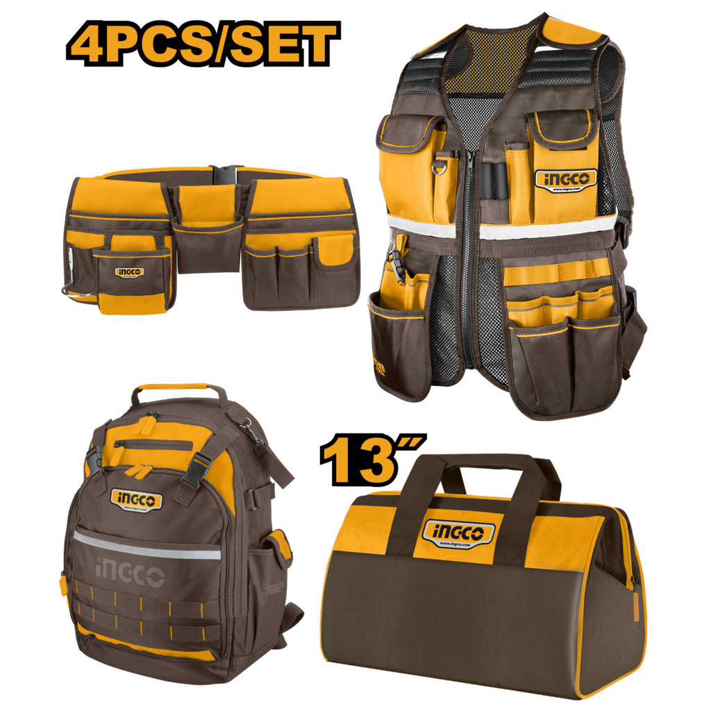 INGCO set 4-Piece Mechanic Bag Combo Cos Model230908 (Vest Waist ...