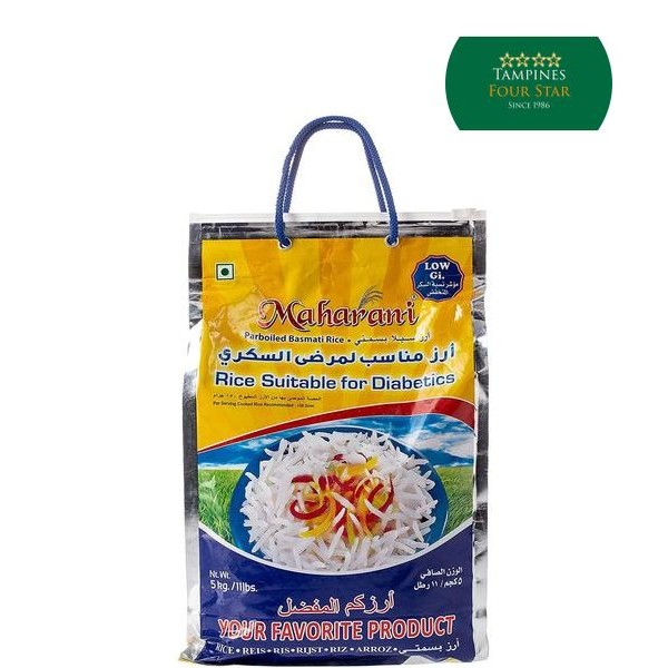 Maharani Diabetic Parboiled Basmati Rice 5kg | Shopee Singapore