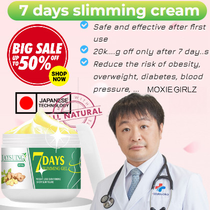 【Official Original】7 Days Slimming Cream Moxie Girlz Jaysuing Fat ...