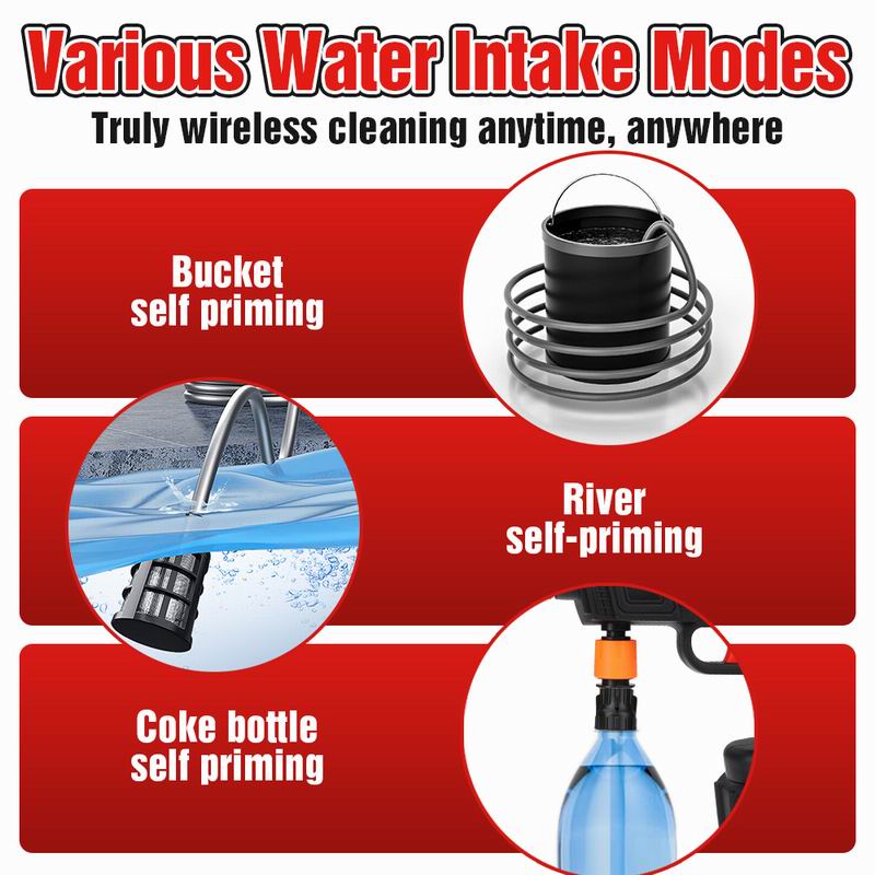 【SKIT SG】Cordless High Pressure Water Jet Spray Gun Washer Foam ...