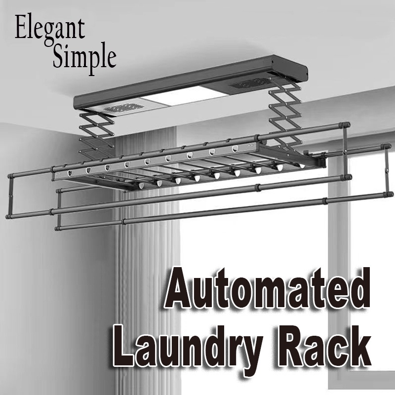 Automated Laundry Rack System ( Indoor Clothes Drying Rack / Hanger ...