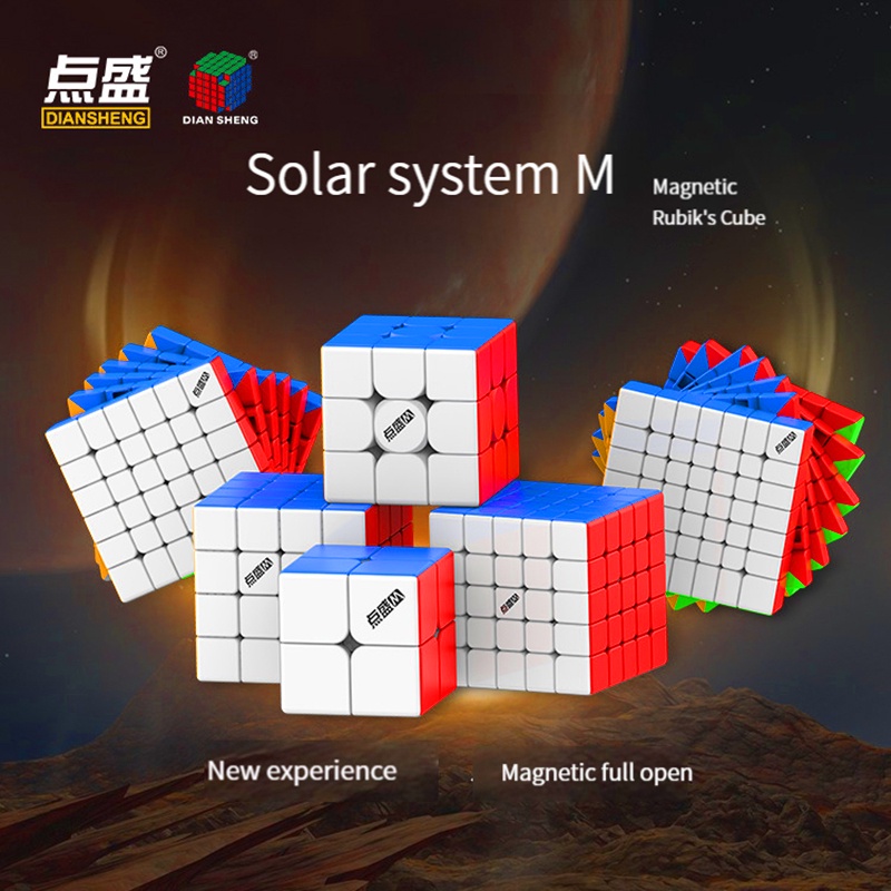Diansheng 3x3 Magnetic Cube Full Series 2x2/3x3/4x4/5x5/6x6/7x7M ...