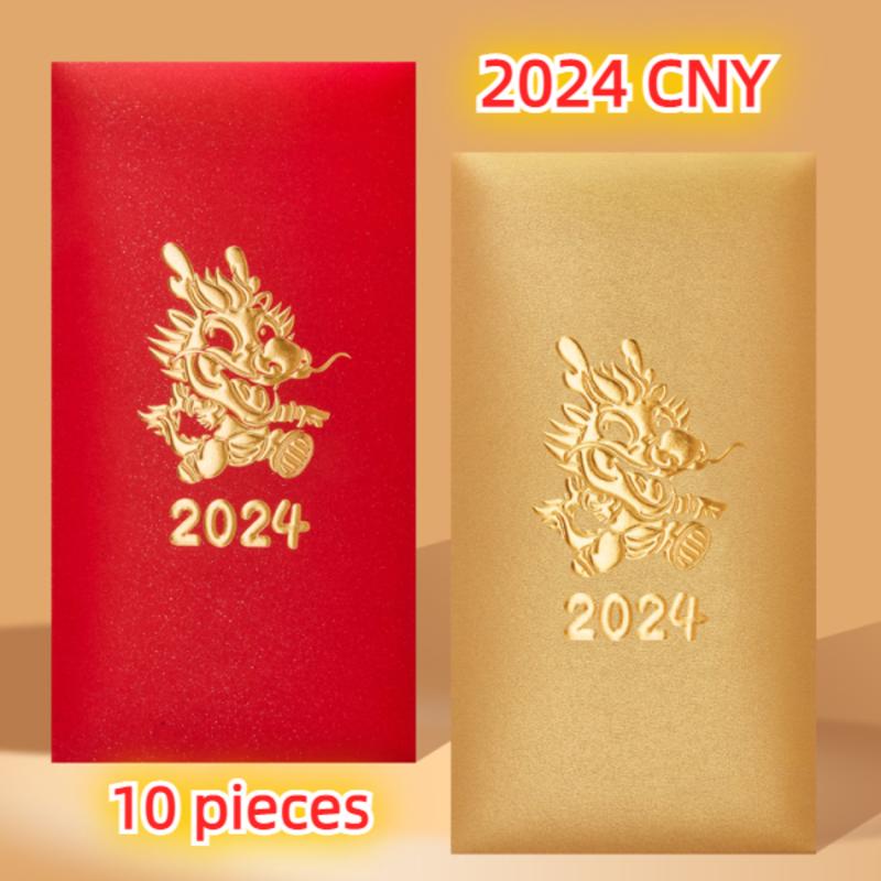 Angpao 2024 Red Packet Cny Dragon Year Chinese New Year Ang Pao Packets ...