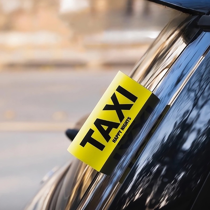 LT Car Washing Labels Water Mark Door Fake Taxi Tag Stickers Car ...