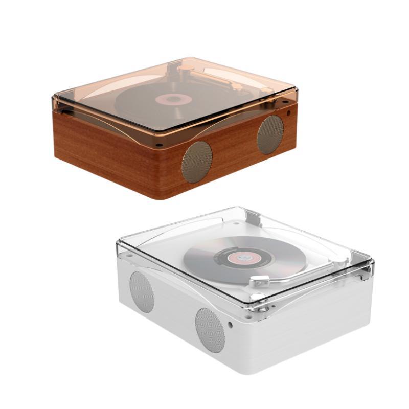 Retro CD Player Integrated CD Gramophone HIFI Sound Quality Portable ...