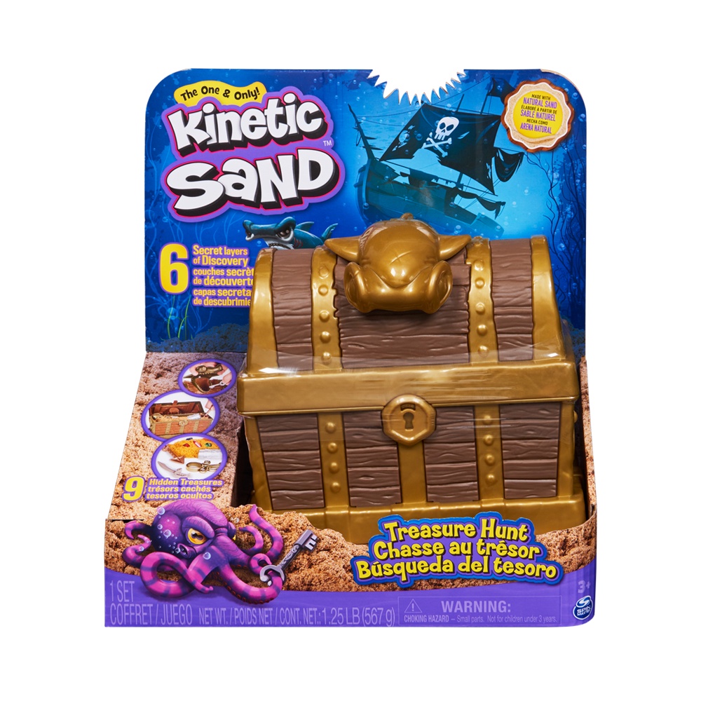 Spin Master Kinetic Sand Treasure Hunt | Shopee Singapore