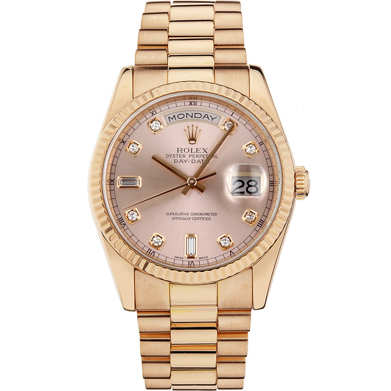 Rolex Rolex Weekly Calendar Type 18K Rose Gold Automatic Mechanical Men ...