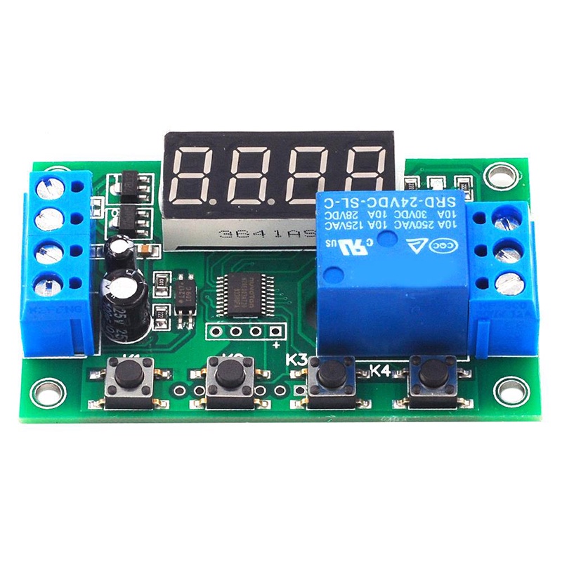 DC 5V/12V 5A YYC-2S Adjustable LED Delay Relay Module Delay Timer Control Switch Board | Shopee ...