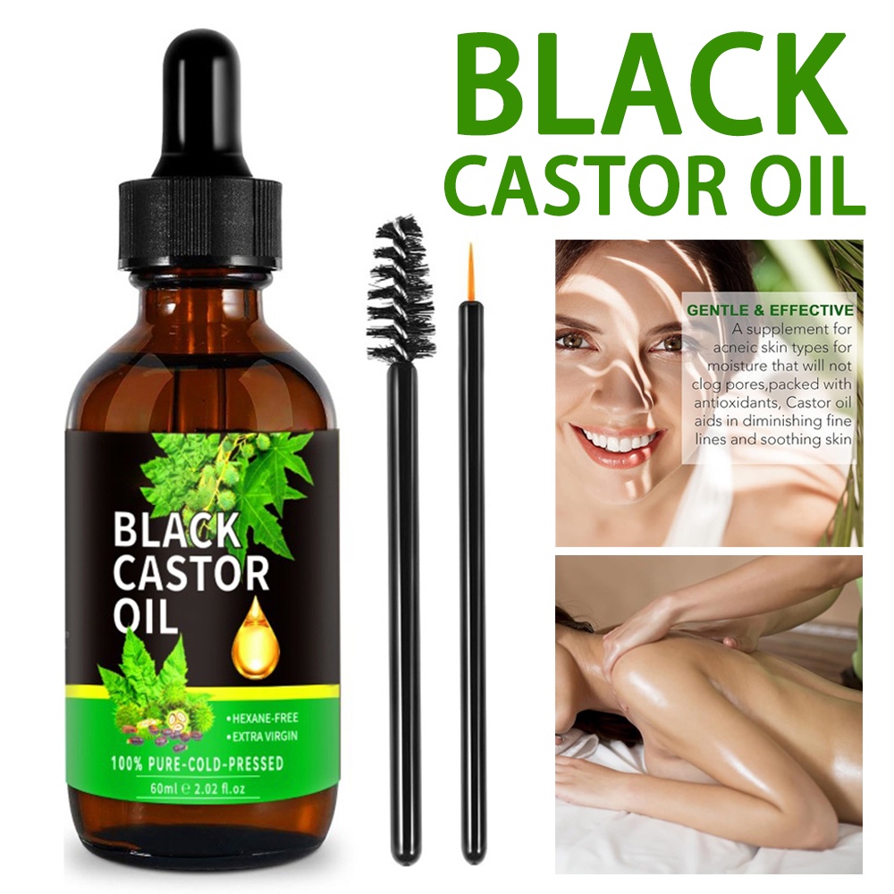 Organic Castor Oil 100% Pure Natural Jamaican Black Castor Oil for Hair ...
