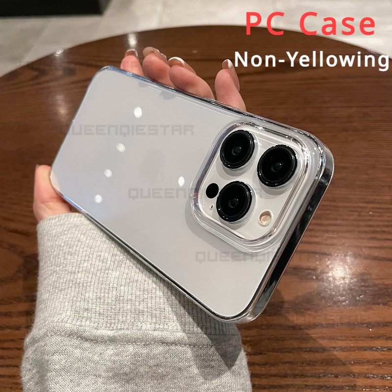 [Non-Yellowing] Acrylic Transparent Hard PC Plastic Phone Case For ...