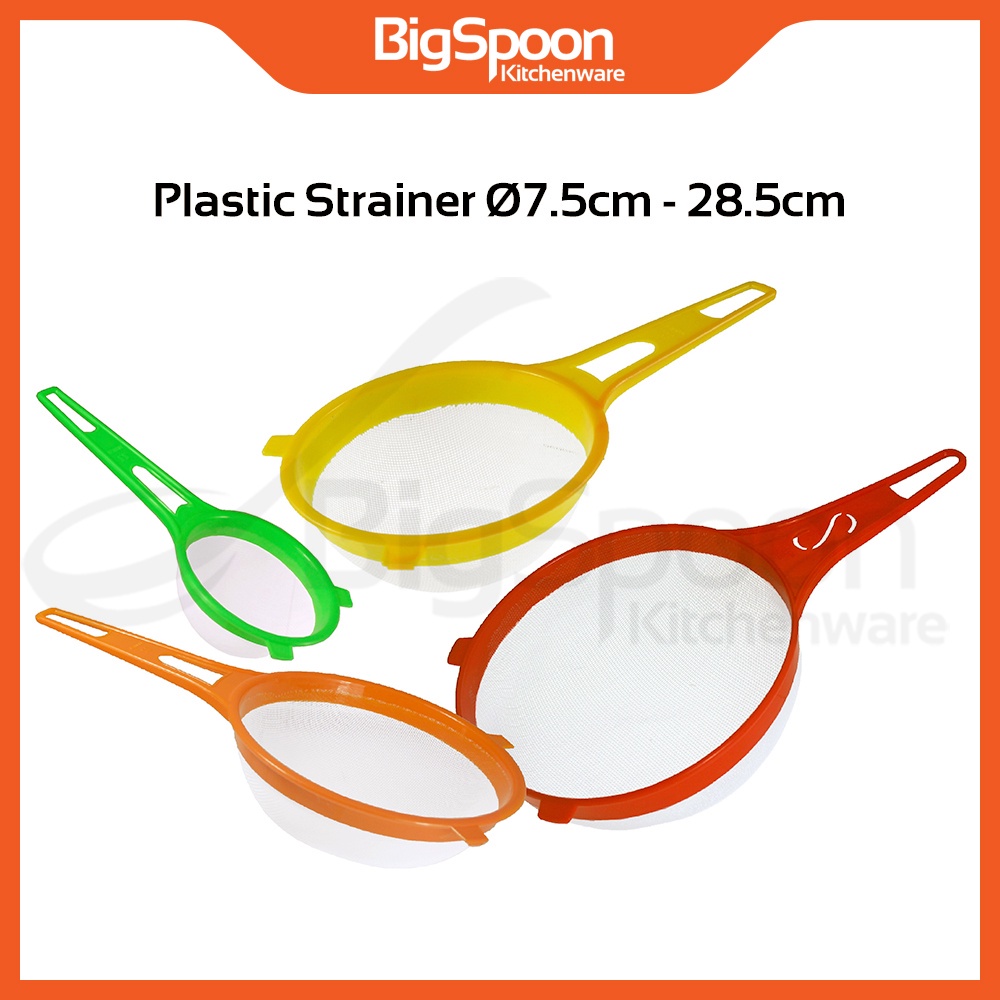BIGSPOON 1-Pcs Plastic Fine Mesh Strainer | Flour Sieve | Penapis ...