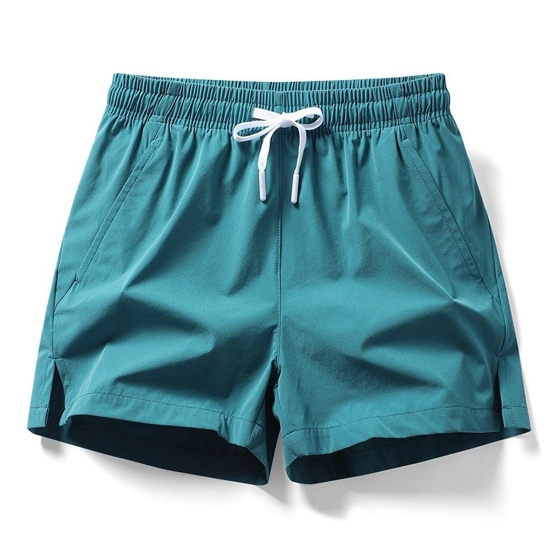 Men's Shorts Summer Sports Shorts Korean Short Pants Unisex Solid Color ...