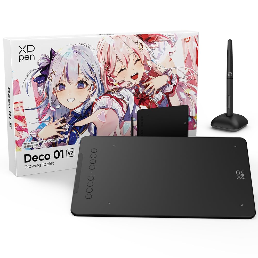 XPPen Pen Tablet Deco Series Pen Tablet Smartphone Compatible Drawing ...