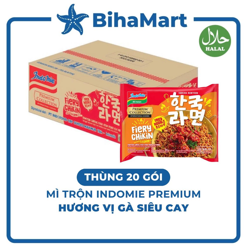 [BOX Of 20 PACKAGES] - INDOFOOD - Indomie Premium Super Spicy Chicken ...