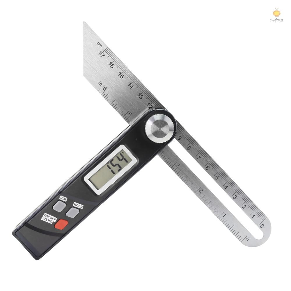 Craftsman 360° Rotary Digital Angle Ruler Sliding Scale T Square Gauge ...