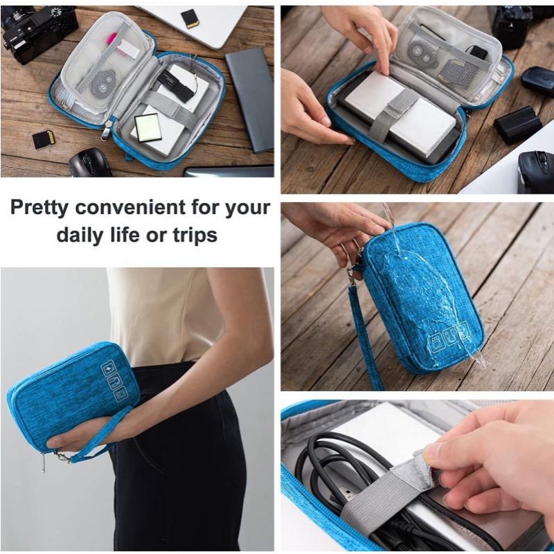 Cable Bag Organizer Wires Charger Digital Usb Gadget Portable ...