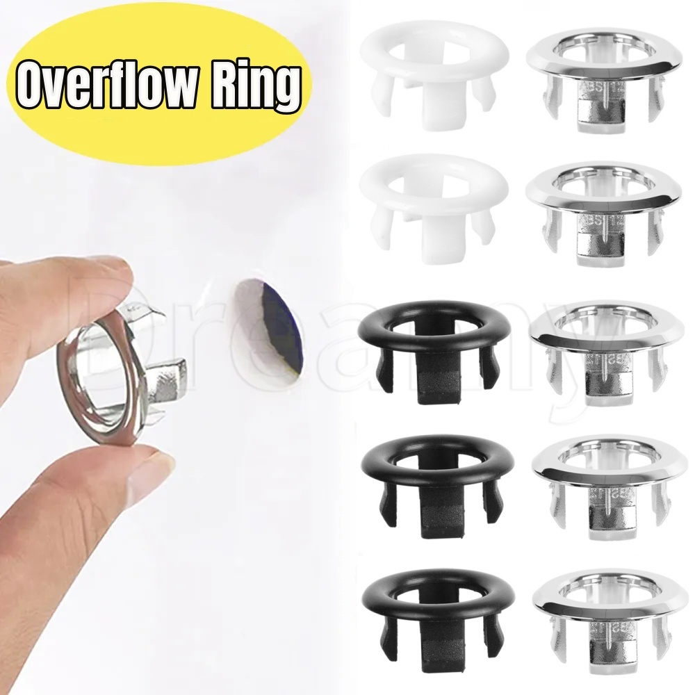 Bathroom Basin Trim Bath Sink Hole Overflow Ring / Plastic Sink Hole ...