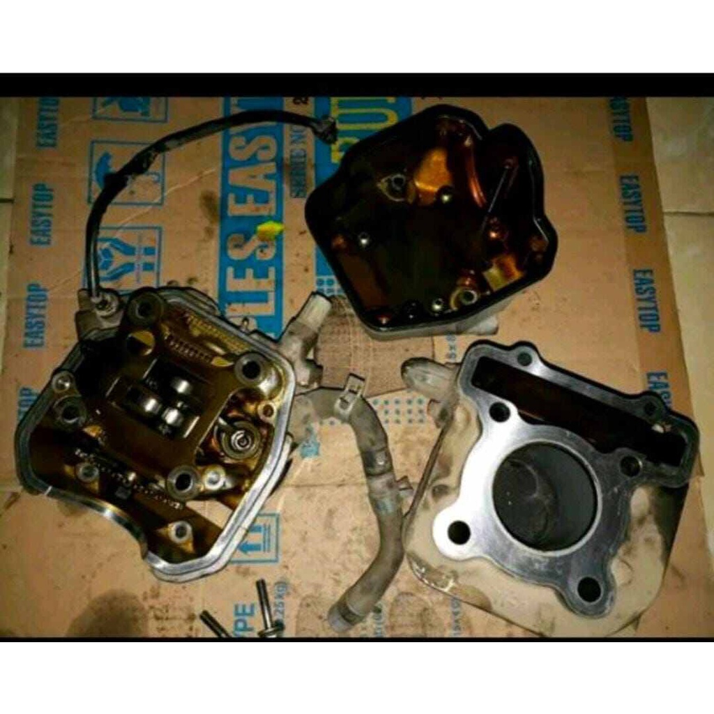Complete head block piston block yamaha Mio j 54p full contents pnp Mio ...