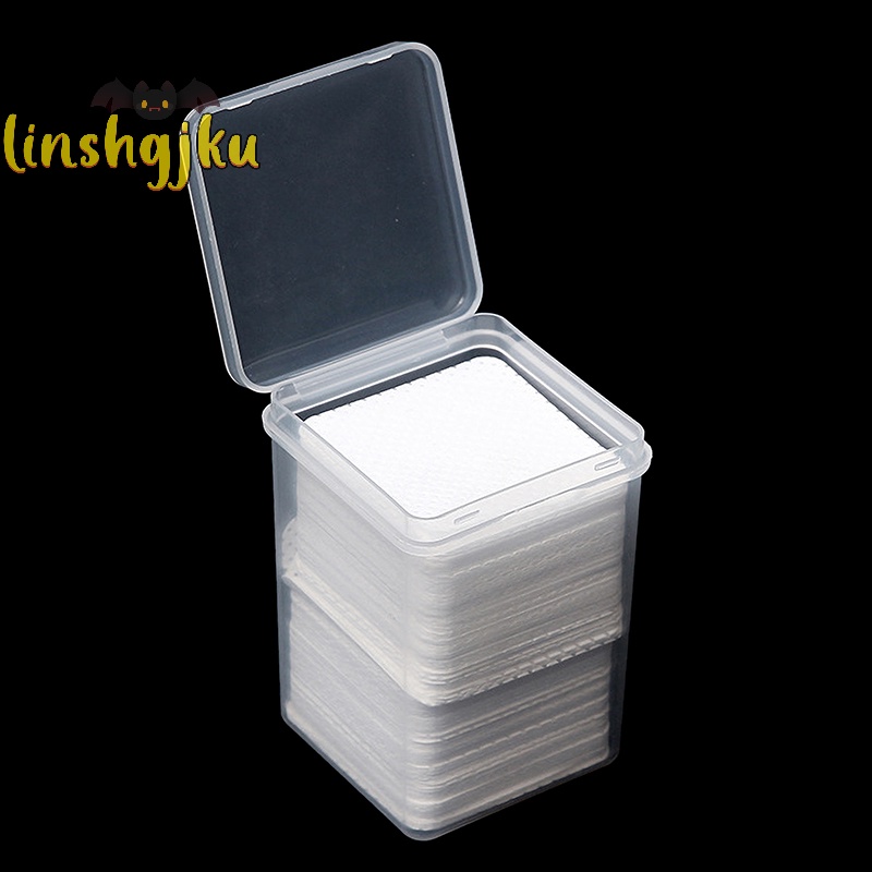 [linshgjkuS] Cotton Swab Storage Box For Nail Art Remover Towel Paper ...