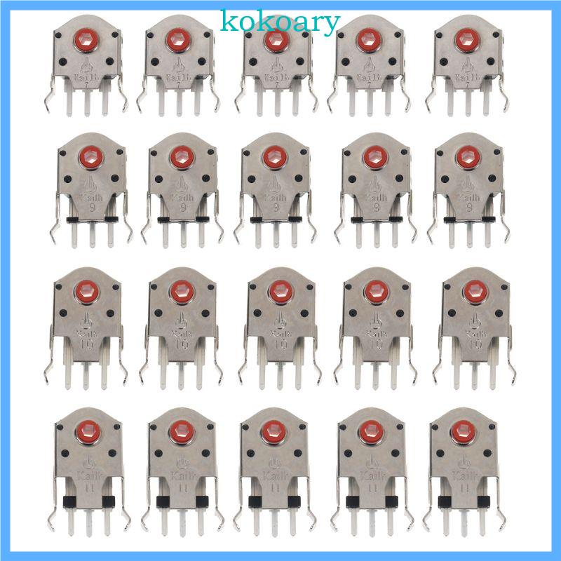 KOK Kailh New Edition 9mm 10mm 11mm Mouse Wheel Encoder Red Core ...