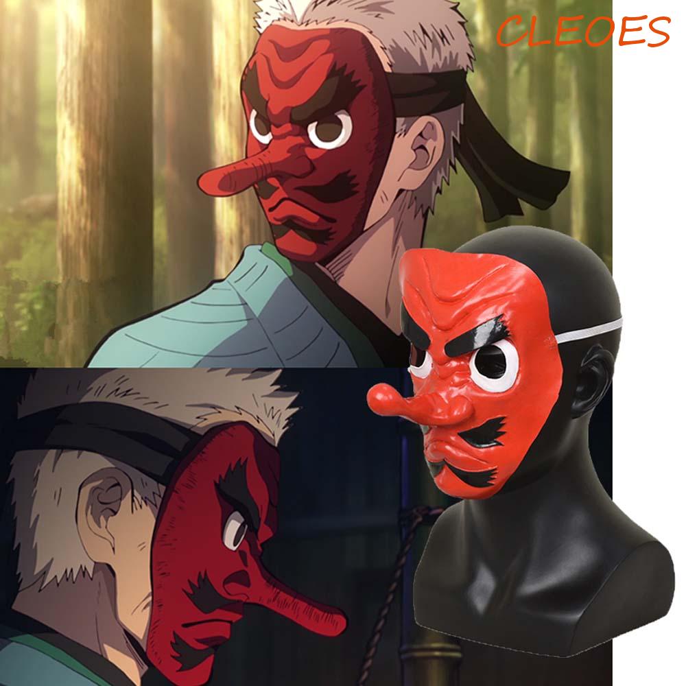 CLEOES Cosplay Mask Sabito Cosplay Halloween Urokodaki Sakonji Headwear ...