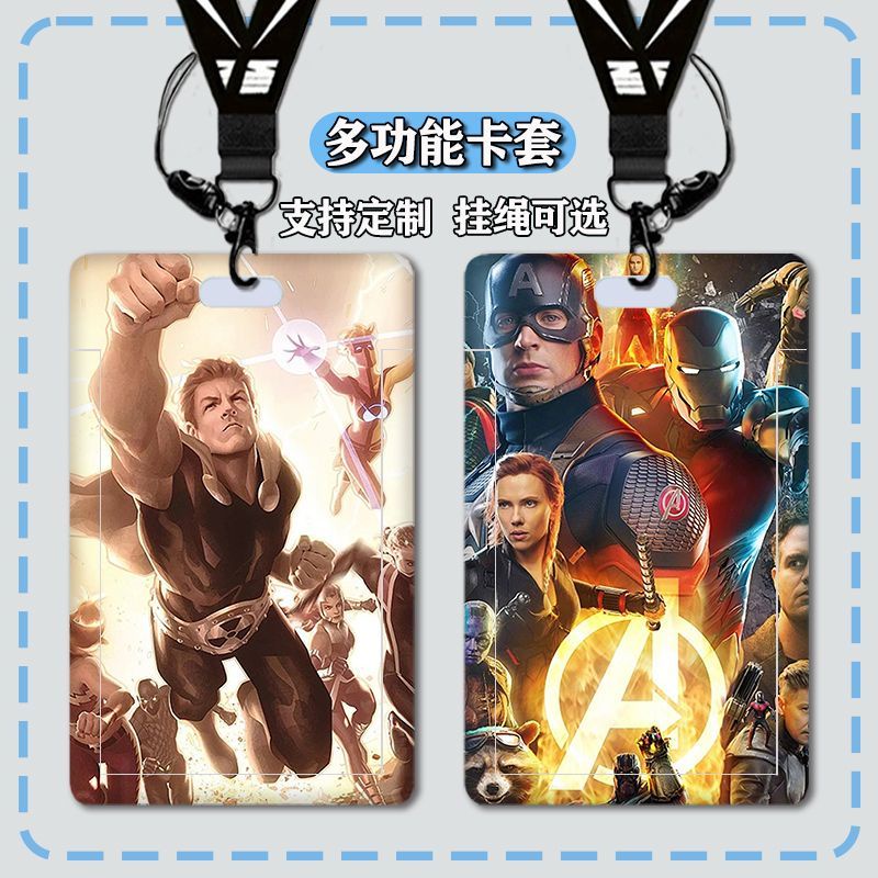 Marvel's The Avengers Card Holder Custom Student ID Personal ID Card ...