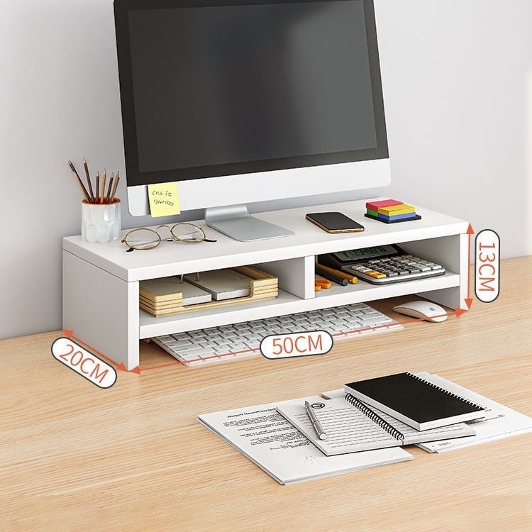 YICHANG Drawer Monitor Riser Desktop Organiser Computer Stand Desktop ...