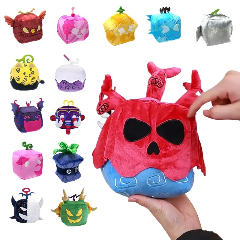 Cute Blox Fruits Plush Toy Cartoon Adventure Game Soft Stuffed Kawaii ...