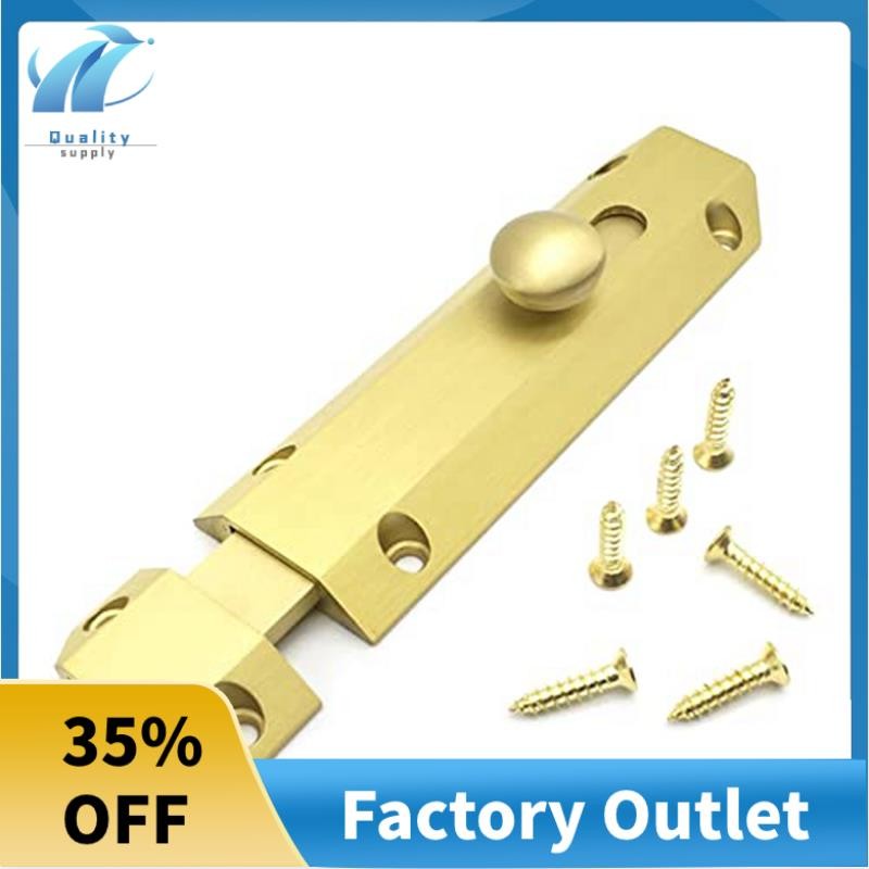 Door Locks, Brass Bolt Lock Surface Mount Sliding Door Locks, Door ...