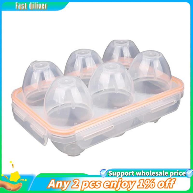 In stock-Portable Camping Shockproof and Leakproof 6 Eggs Carrier ...