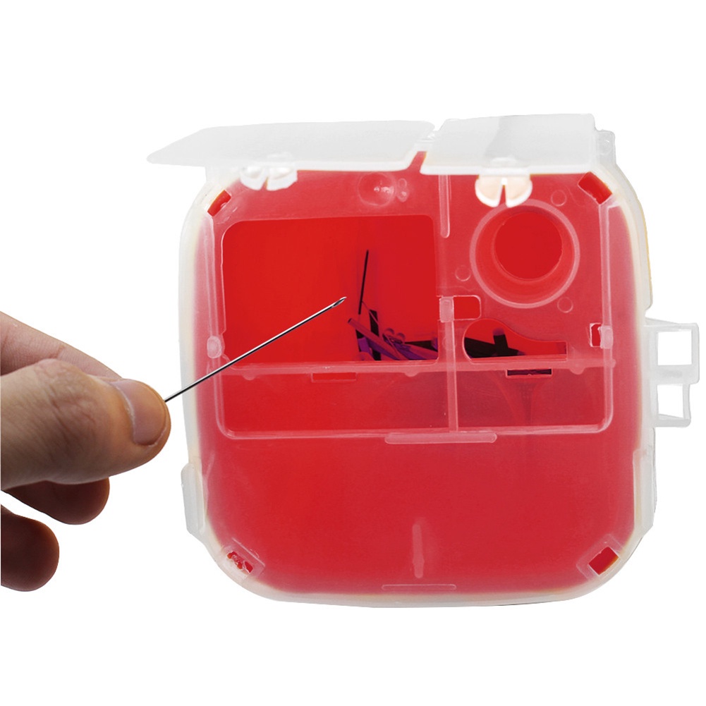 Sharp Container Box Tattoo Medical Biological Hazard Puncture Needle ...