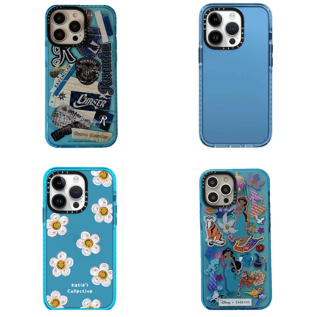 Blue Disney Princess Flowers Harry Potter Casetify Phone Case for ...